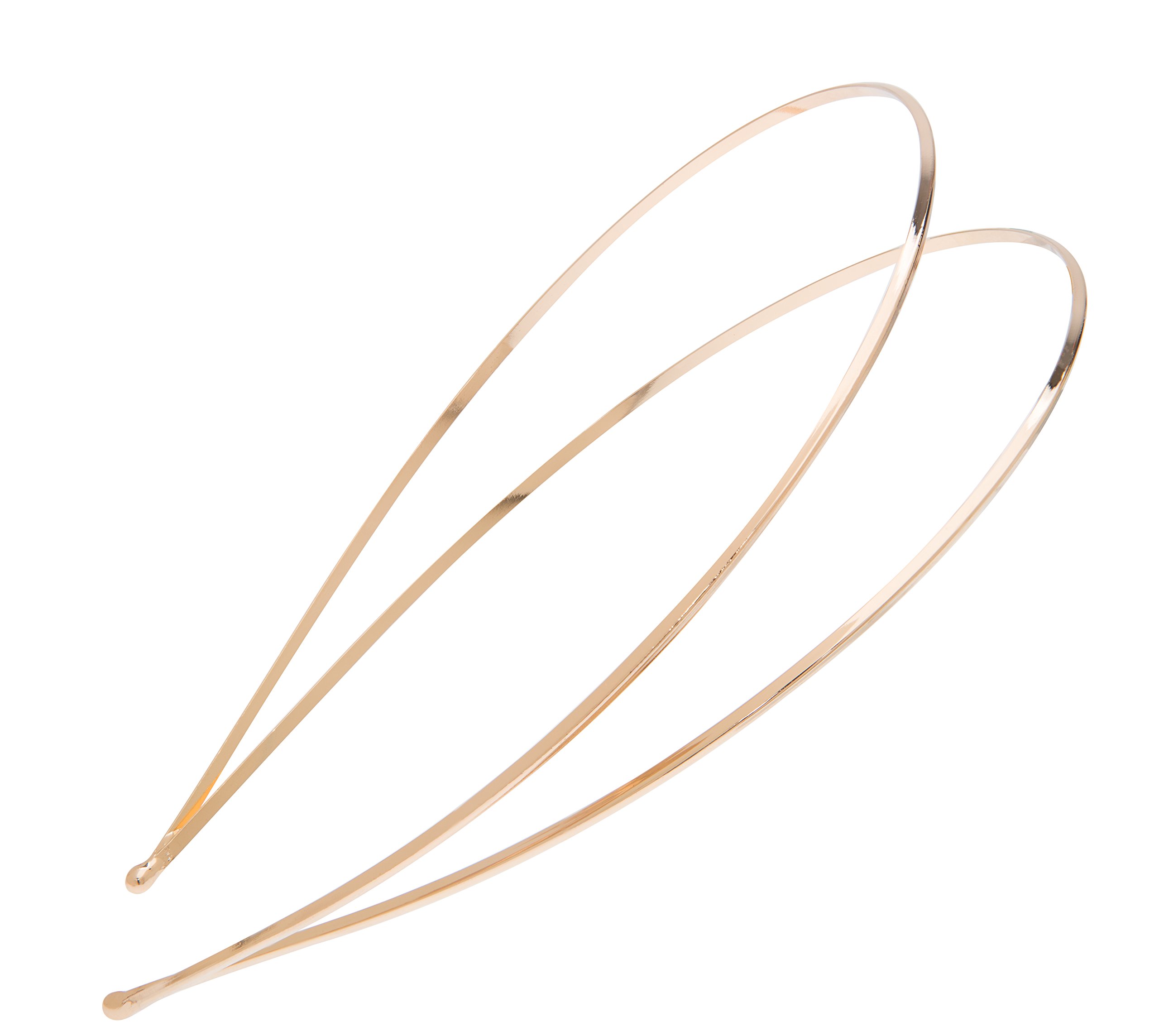 L. Erickson Metal Double Headband - Gold