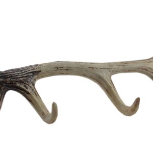 Zeckos Large Faux Deer Antler Decorative Wall Hook Hanging