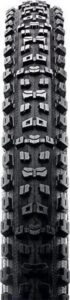 maxxis aggressor folding dual compound tr/dd tyre - black, 29 x 2.50-inch