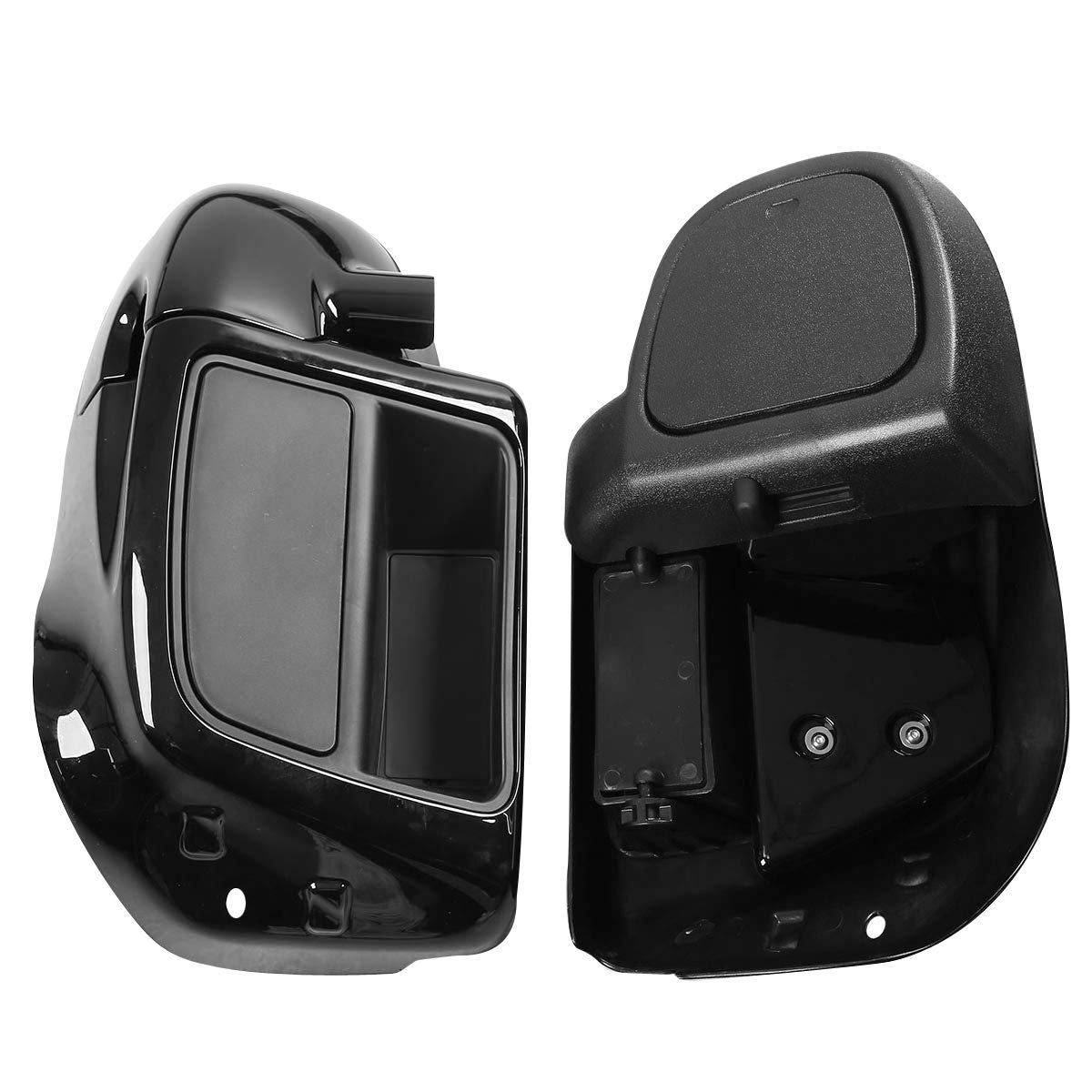 XMT-MOTO Lower Vented Leg Fairing Glove Box For Harley Touring Road King, Street Glide,Road Glide, Electra Glide, org equipment on FLHTCU 2014-later