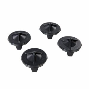 silverline tools 695451 bench cookie cones 4pk, black