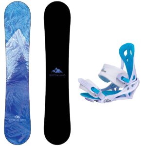 system juno and mystic women's snowboard package (151 cm)