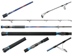 jigging world black widow 300s spinning 2-piece popping rod