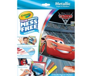 crayola color wonder cars 3, mess free coloring, 12 pages, 75-2450