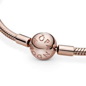 PANDORA Smooth Rose Clasp Bracelet