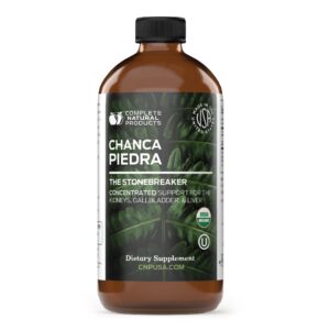 organic chanca piedra concentrate & extract 16oz - phyllanthus niruri - natural liquid stone breaker & crusher tincture