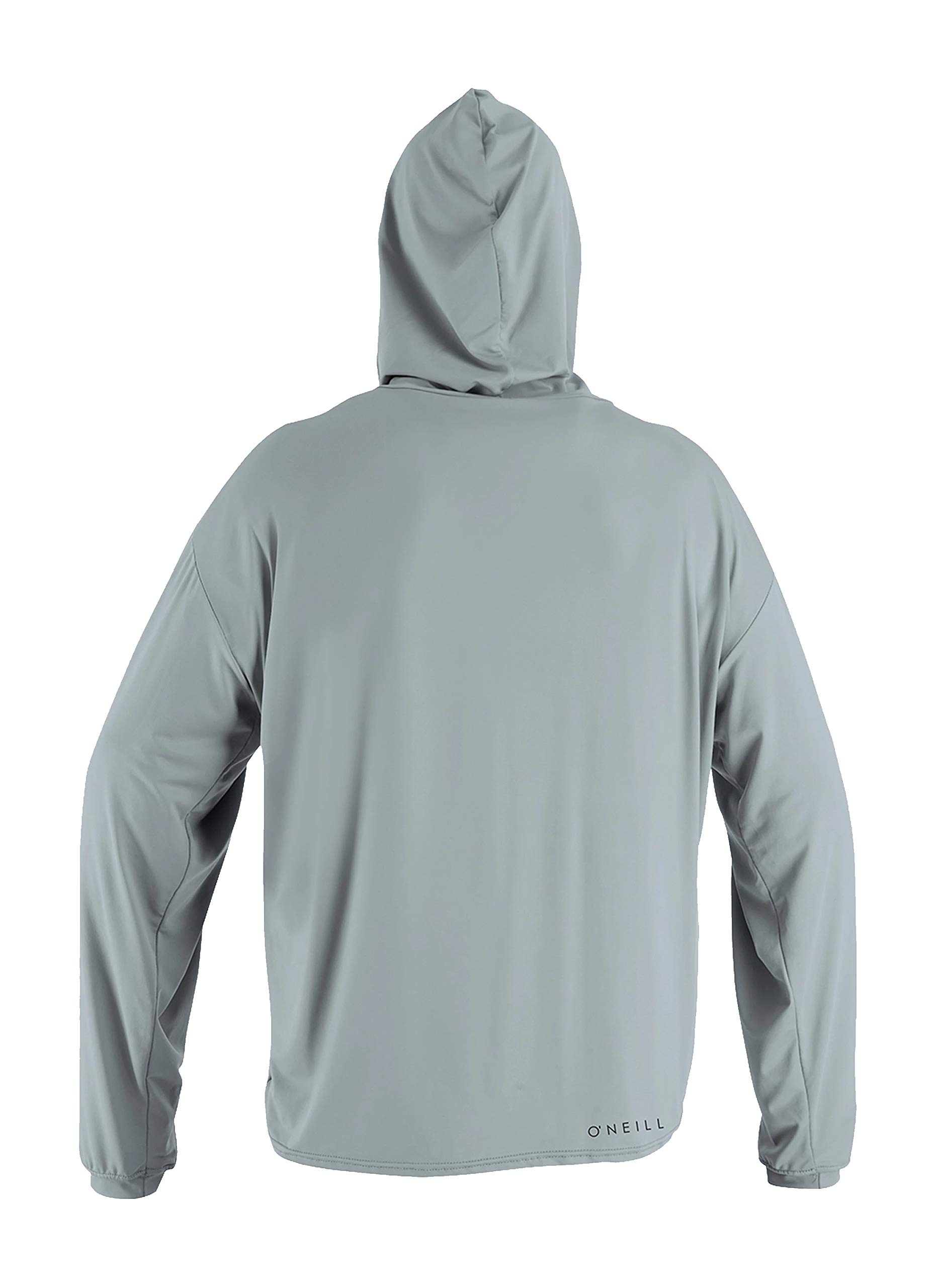 O'Neill Men's 24-7 Traveler UPF 30+ Long Sleeve Sun Hoodie, Cool Grey/Cool Grey, L