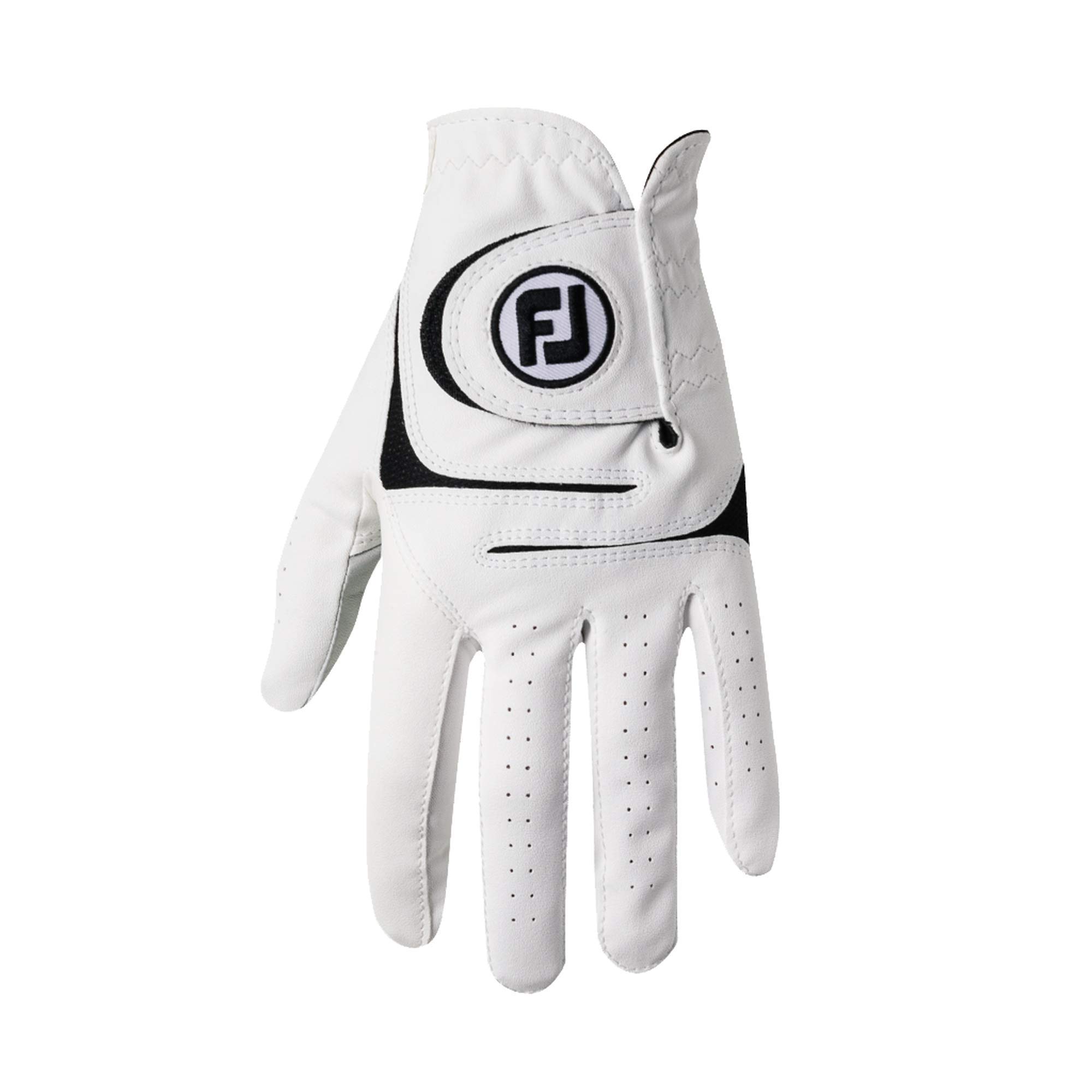 FootJoy Men's WeatherSof Golf Glove White Large, Worn on Left Hand