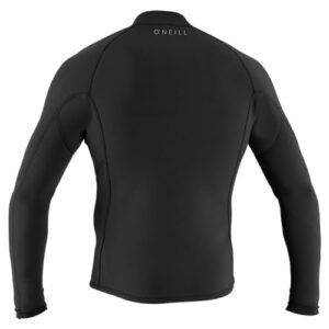 O'Neill Men's Reactor-2 1.5mm Front Zip Long Sleeve Jacket, Black, Medium