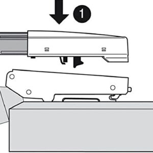 (8 PCS) Blum BLUMOTION 973A0500 Soft and Effortless Self Closing Mechanism for Full Overlay Hinge Application, Made in Austria, Kitchen Hinge Damper, Cabinet Door Soft Close Hinge Buffer