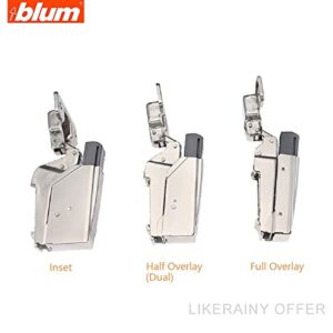 (8 PCS) Blum BLUMOTION 973A0500 Soft and Effortless Self Closing Mechanism for Full Overlay Hinge Application, Made in Austria, Kitchen Hinge Damper, Cabinet Door Soft Close Hinge Buffer