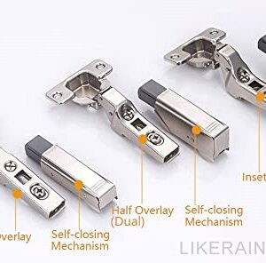 (8 PCS) Blum BLUMOTION 973A0500 Soft and Effortless Self Closing Mechanism for Full Overlay Hinge Application, Made in Austria, Kitchen Hinge Damper, Cabinet Door Soft Close Hinge Buffer