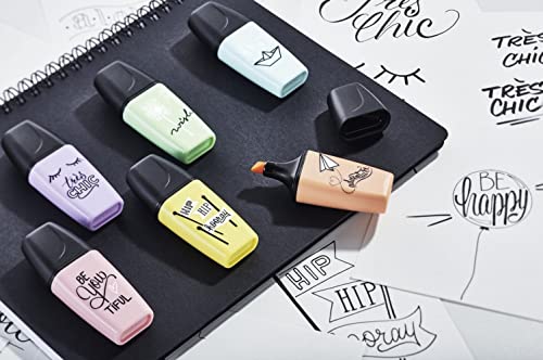 STABILO BOSS Mini Pastellove Highlighter Set, 3-Color Set