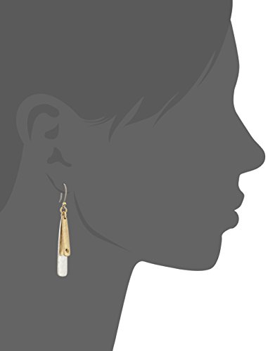 lucky brand two tone double layer earrings