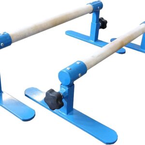 Tumbl Trak Parallette Bars Blue, Adjustable