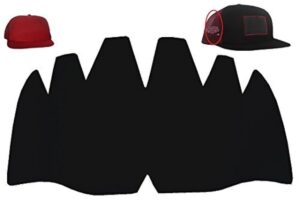 shapers image ( 3 count, black trucker baseball cap perfector inserts. enhance your cap.