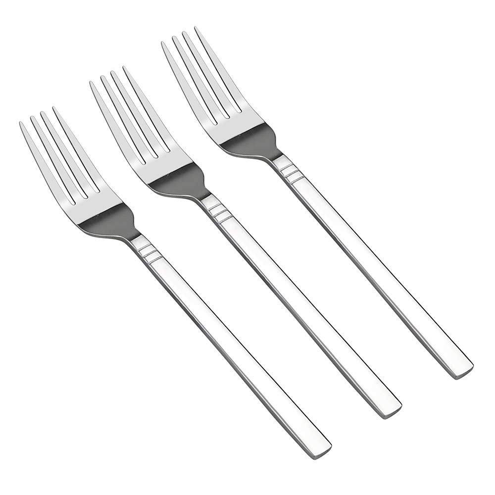 Fiazony Stainless Steel Dinner Fork, 12-Piece, 7.87-INCH