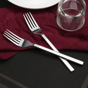 Fiazony Stainless Steel Dinner Fork, 12-Piece, 7.87-INCH