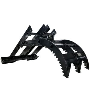 titan attachments pallet fork mounted adjustable grapple attachment