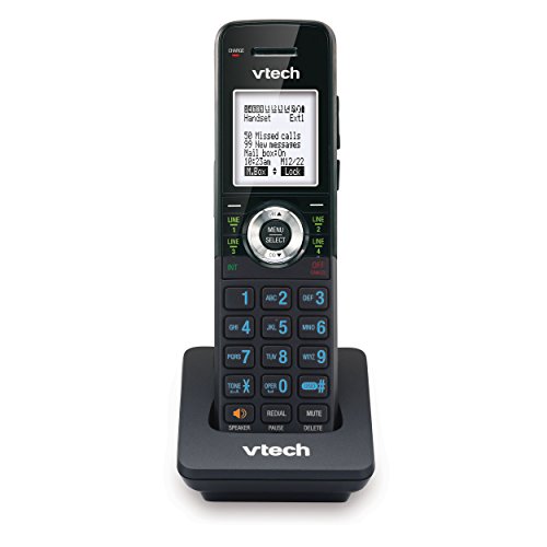 VTech Accessory Handset for VTech AM18447 Small Business System, Black