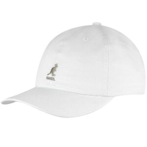 kangol washed baseball - white/1sfm white, one size