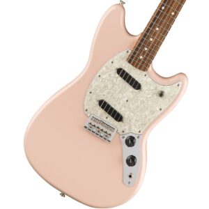 fender player mustang shell pink