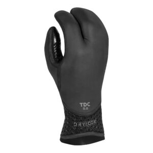 xcel drylock texture skin 3 finger glove 3mm (black, x-large)