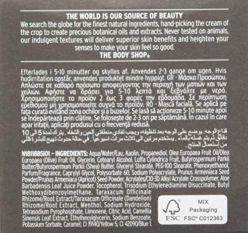 The Body Shop Japanese Matcha Tea Pollution Clearing Face Mask, 2.6 Fl Oz (Vegan)