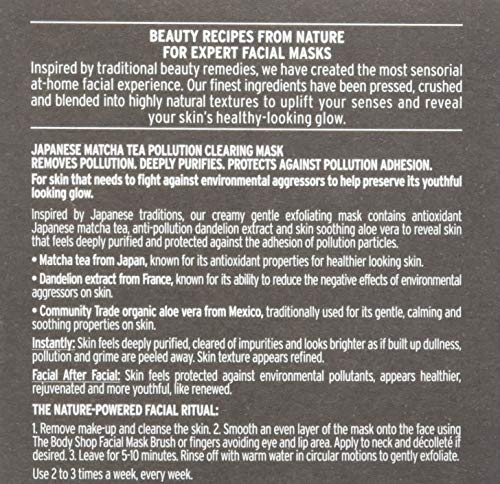 The Body Shop Japanese Matcha Tea Pollution Clearing Face Mask, 2.6 Fl Oz (Vegan)