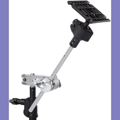 Alesis Multipad Clamp | Universal Percussion Pad Mounting System With 15-Inch Boom Arm and Ball/Joint Socket for Ultimate Positioning,Black Metallic