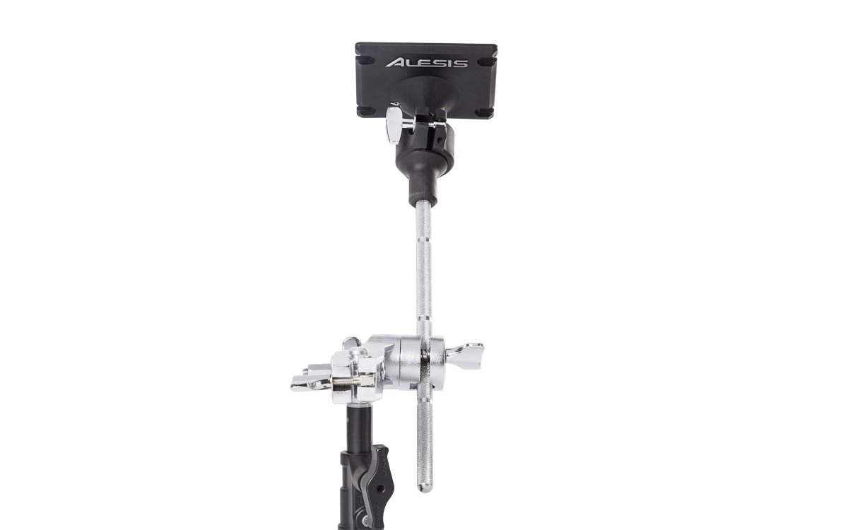 Alesis Multipad Clamp | Universal Percussion Pad Mounting System With 15-Inch Boom Arm and Ball/Joint Socket for Ultimate Positioning,Black Metallic