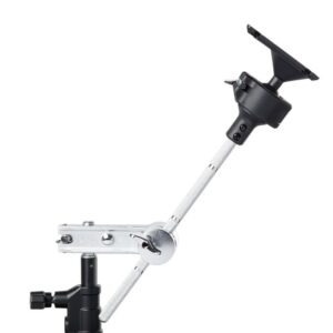 Alesis Multipad Clamp | Universal Percussion Pad Mounting System With 15-Inch Boom Arm and Ball/Joint Socket for Ultimate Positioning,Black Metallic