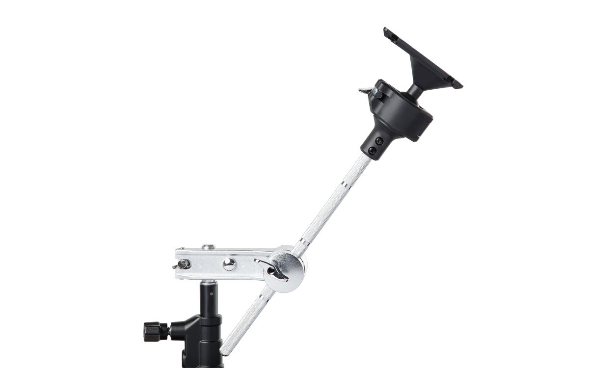 Alesis Multipad Clamp | Universal Percussion Pad Mounting System With 15-Inch Boom Arm and Ball/Joint Socket for Ultimate Positioning,Black Metallic