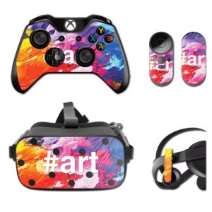 mightyskins skin compatible with oculus rift cv1 – art | protective, durable, and unique vinyl decal wrap cover | easy to apply, remove, and change styles | made in the usa