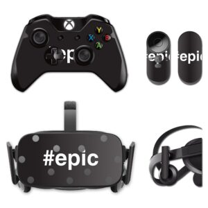 mightyskins skin compatible with oculus rift cv1 – epic | protective, durable, and unique vinyl decal wrap cover | easy to apply, remove, and change styles | made in the usa