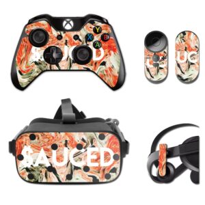 mightyskins skin compatible with oculus rift cv1 – sauced | protective, durable, and unique vinyl decal wrap cover | easy to apply, remove, and change styles | made in the usa