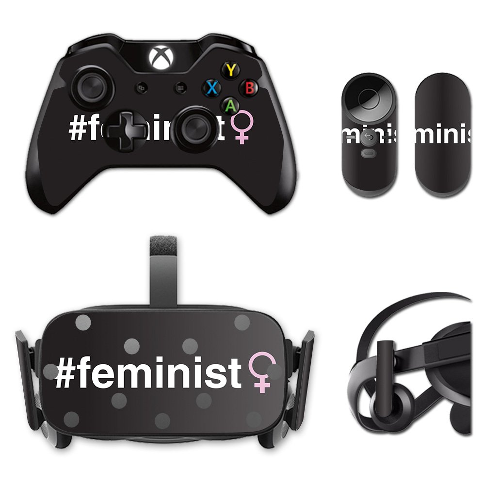 MightySkins Skin Compatible with Oculus Rift CV1 – Feminist | Protective, Durable, and Unique Vinyl Decal wrap Cover | Easy to Apply, Remove, and Change Styles | Made in The USA