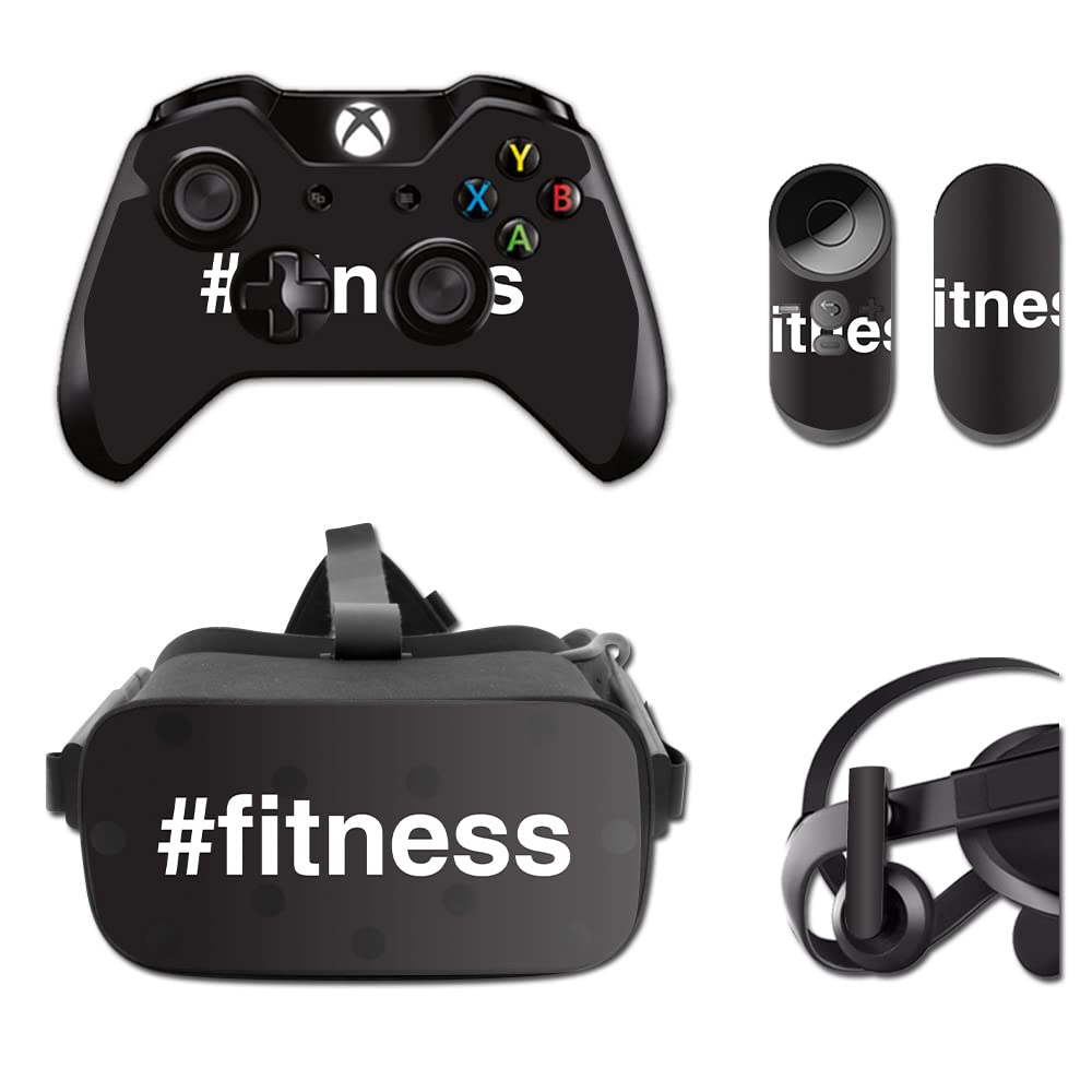 MightySkins Skin Compatible with Oculus Rift CV1 – Fitness | Protective, Durable, and Unique Vinyl Decal wrap Cover | Easy to Apply, Remove, and Change Styles | Made in The USA