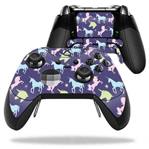 mightyskins skin compatible with microsoft xbox one elite controller - unicorn dream | protective, durable, and unique vinyl wrap cover | easy to apply, remove, and change styles | made in the usa