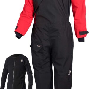 Crewsaver Atacama Sport Sailing Yachting and Dinghy Drysuit With Front Zip & Undersuit - 3 Layer Breathable Fabric All Over - Size - XXL