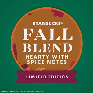 Fall Blend Medium Roast Coffee Single Serve Pods for Keurig Brewers, 1 box of 10