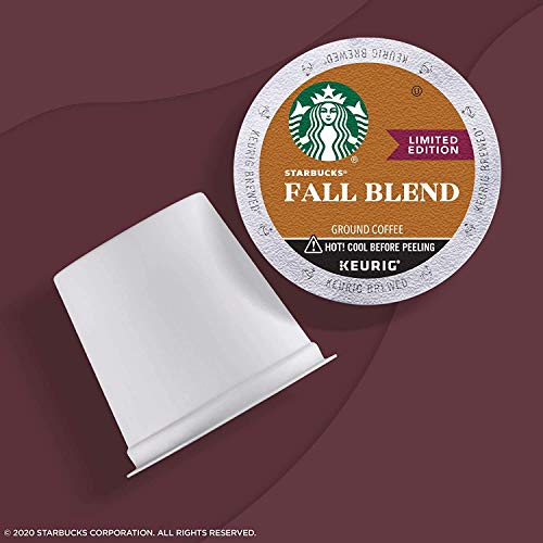 Fall Blend Medium Roast Coffee Single Serve Pods for Keurig Brewers, 1 box of 10