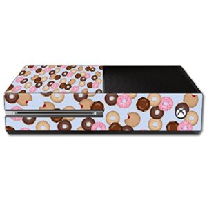 mightyskins skin compatible with microsoft xbox one - donut binge | protective, durable, and unique vinyl decal wrap cover | easy to apply, remove, and change styles | made in the usa