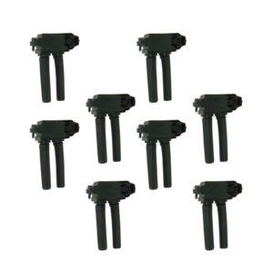 Ignition Coils Kit Set of 8 Compatible with Chrysler Dodge Jeep Ram Truck 5.7L 6.1L V8 Hemi