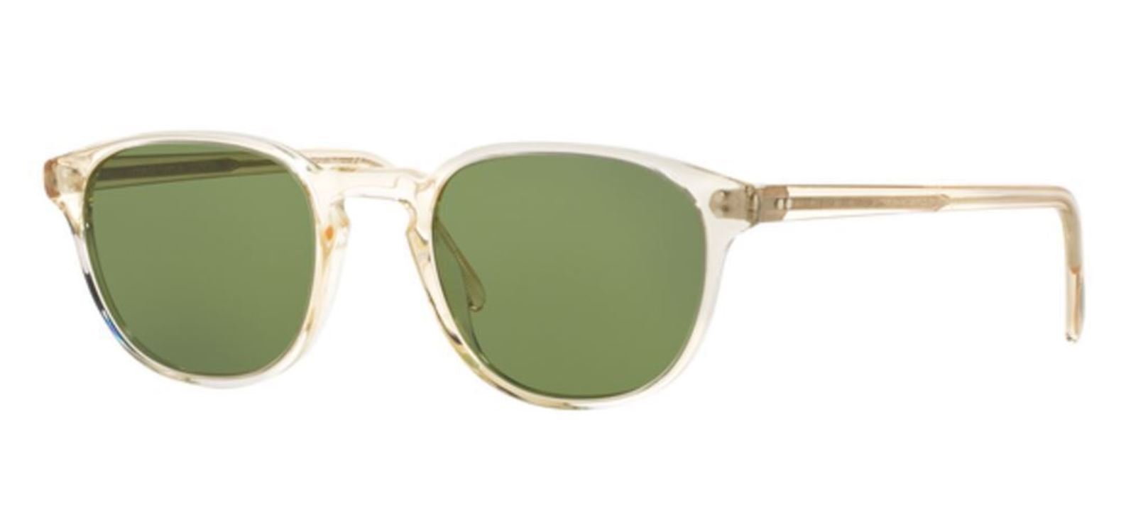 Oliver Peoples New OV 5219S 109452 Fairmont Sun 49mm Sunglasses (Buff/Green, 49)