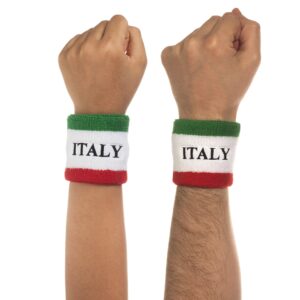 Suddora Italy Headband & Wristbands Set (includes 2 Wrist & 1 Head Sweatband)