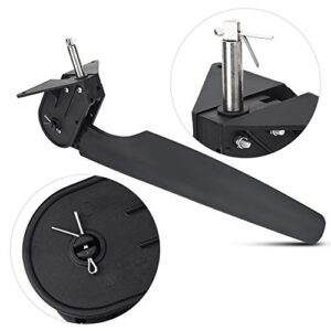 yosoo watercraft canoe kayak boat rudder black plastic watercraft canoe kayak angling boat rudder foot direction control tackle kits