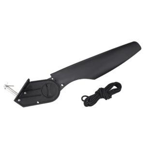 Yosoo Watercraft Canoe Kayak Boat Rudder Black Plastic Watercraft Canoe Kayak Angling Boat Rudder Foot Direction Control Tackle Kits