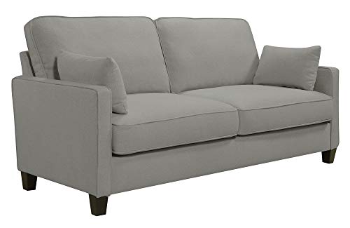 Serta Nina Sofa, Chenille Fabric, Rhine Gray