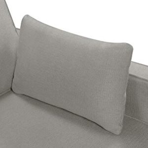 Serta Nina Sofa, Chenille Fabric, Rhine Gray